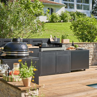 Kitchen stand with countertop I Forge Adour
